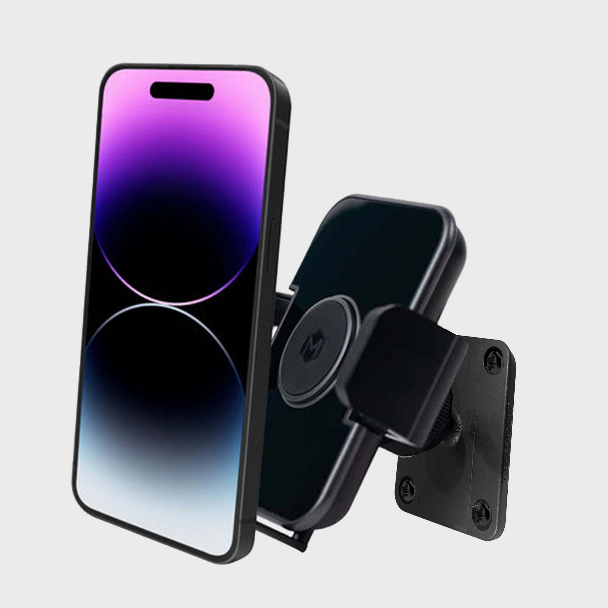 One Touch Cradle Mount with Drill Base AMPS Mounting Plate – Mighty Mount