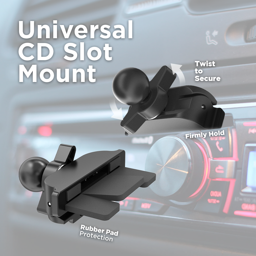 MagSafe Compatible Car CD Phone Mount | Mighty Mount