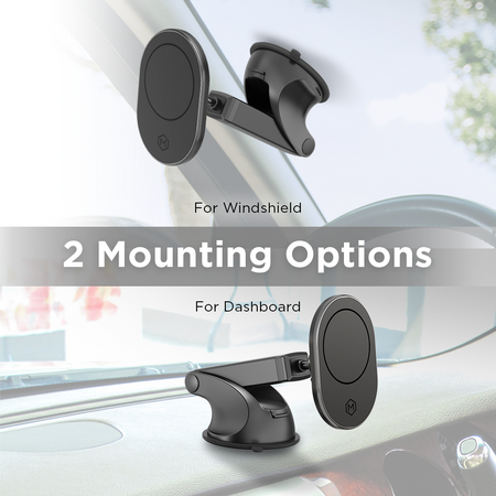 Magnetic Dash & Windshield Mount with MagSafe | Mighty Mount