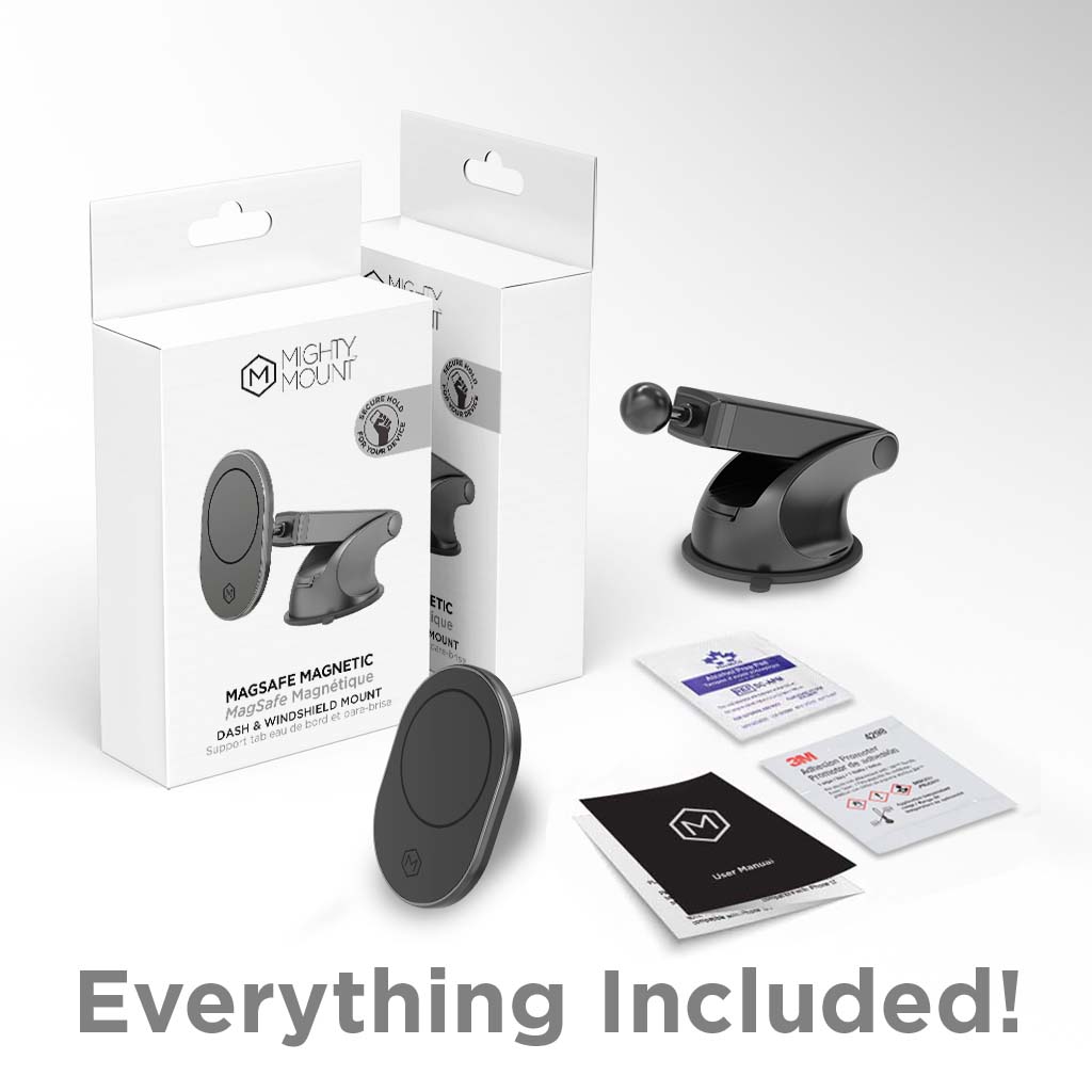 Magnetic Dash & Windshield Mount with MagSafe | Mighty Mount
