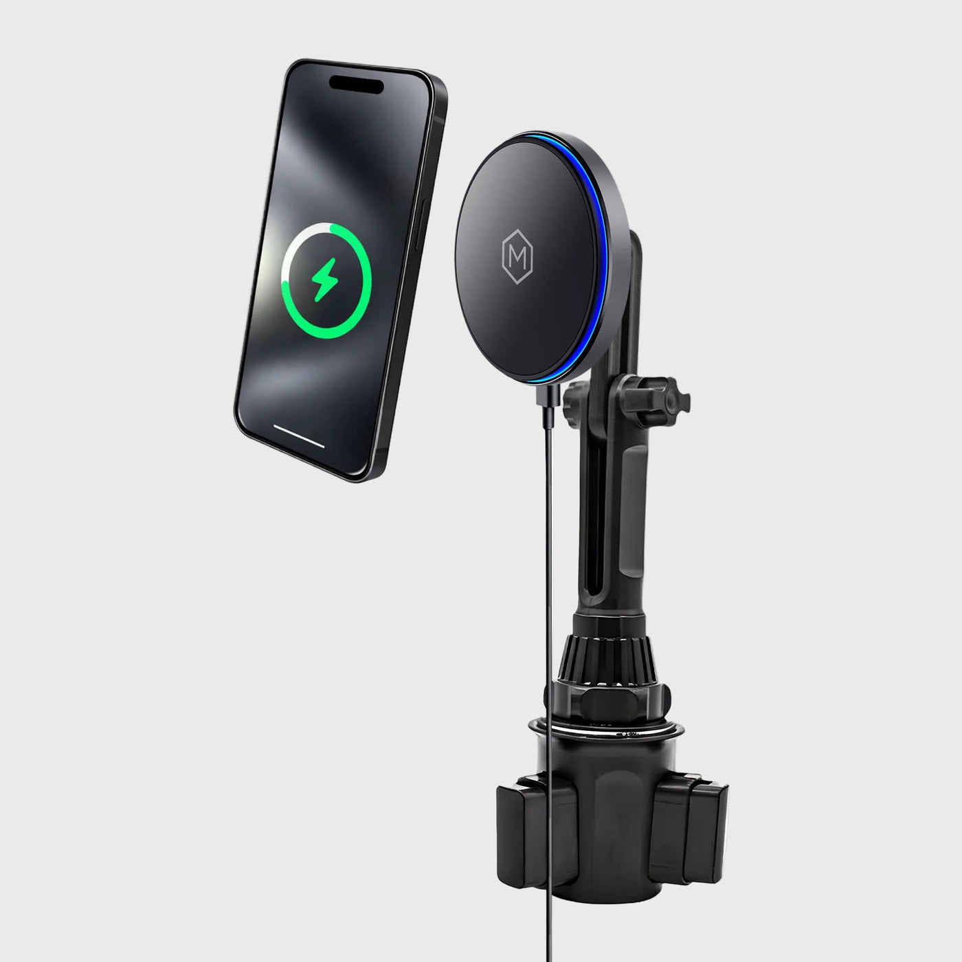 Mag Switch Qi2 Wireless Charger Cup Holder Phone Mount for iPhone and ...